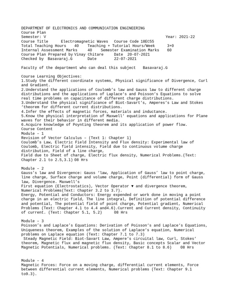 Emt | PDF | Magnetic Field | Maxwell's Equations