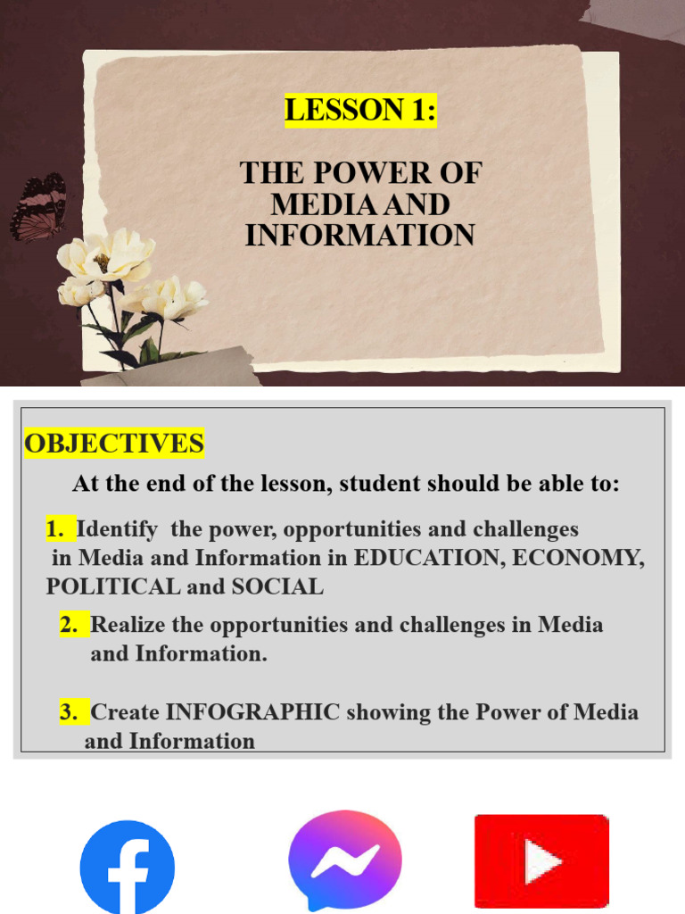 l1 The Power of Media and Information | PDF