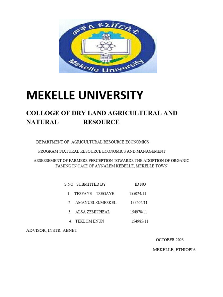 Organic Research 1 | PDF | Agriculture | Organic Farming