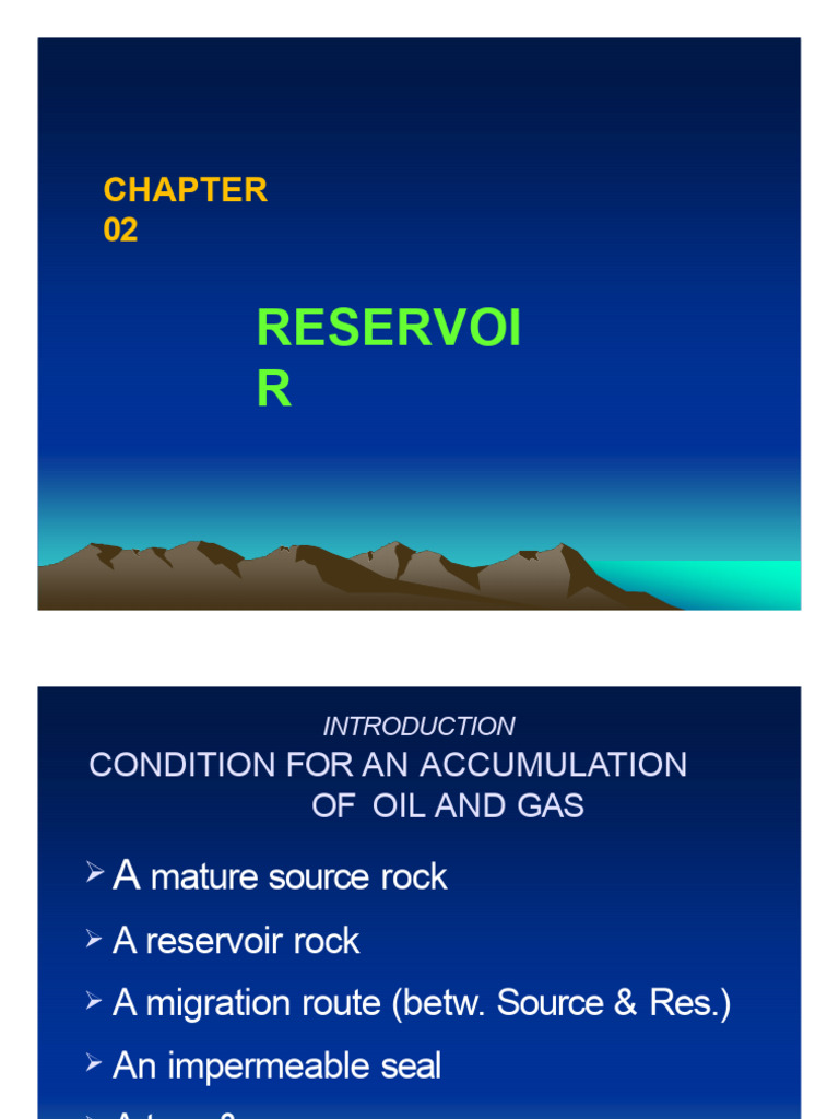 2-Chapter2 Reservoir-đã Chuyển Đổi | PDF