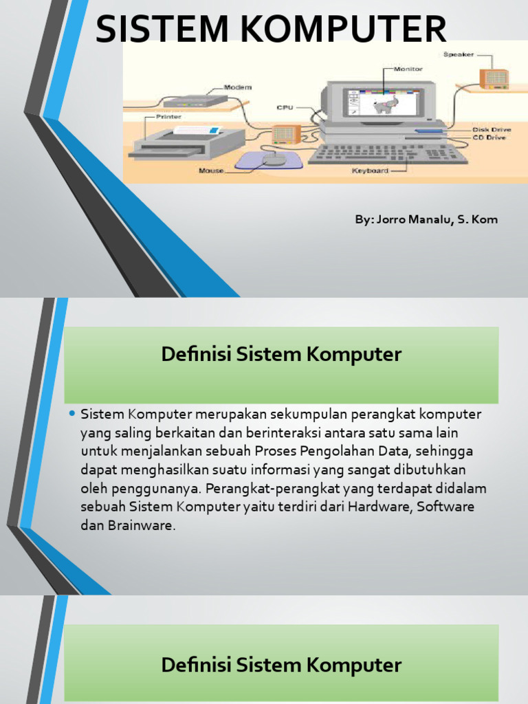 Komponen dan Fungsi Sistem Komputer | PDF