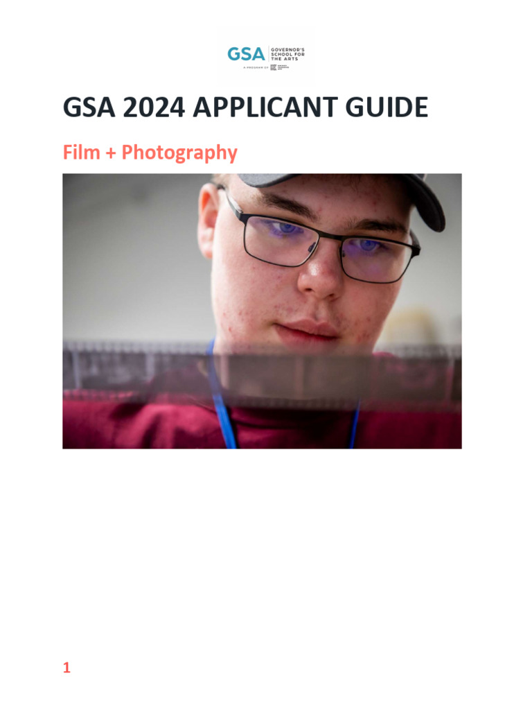 GSA 2024 F P Applicant Guide | PDF