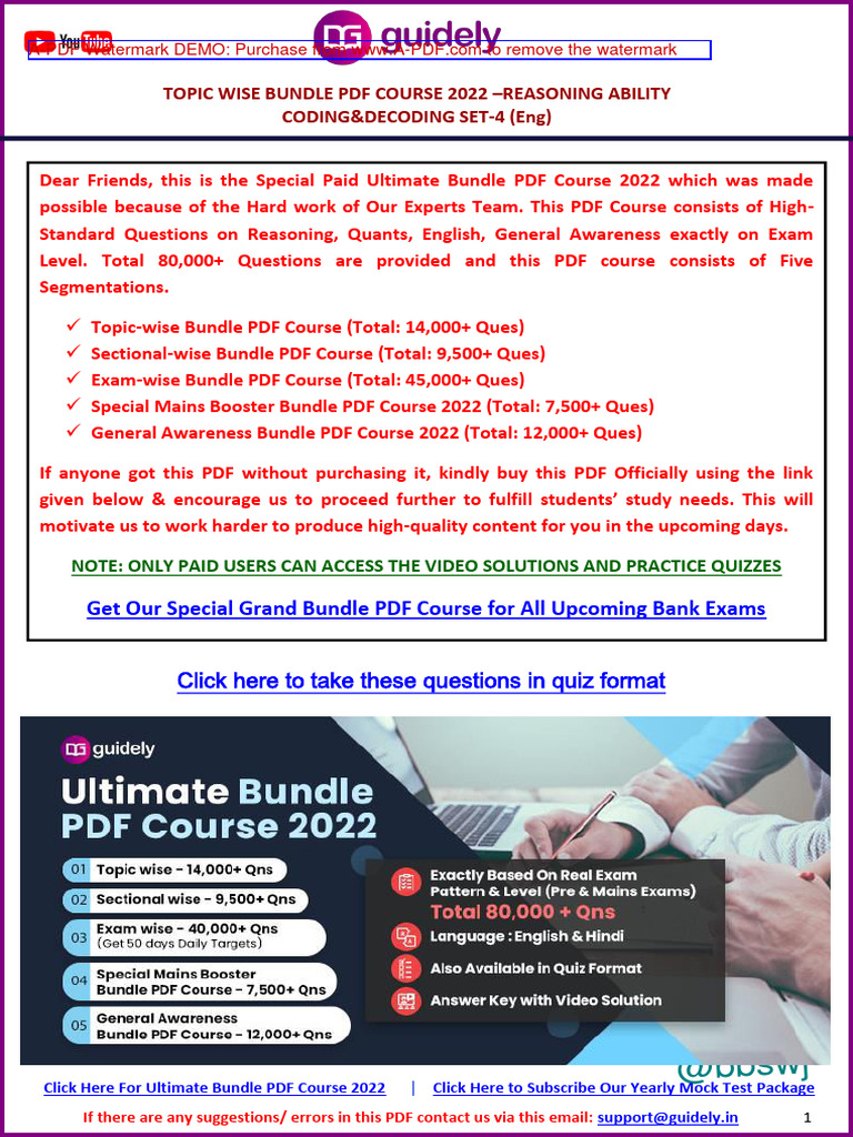 Coding Decoding Set - 4 (Prelims) - 230802 - 135807 | PDF | Consonant | Qr Code