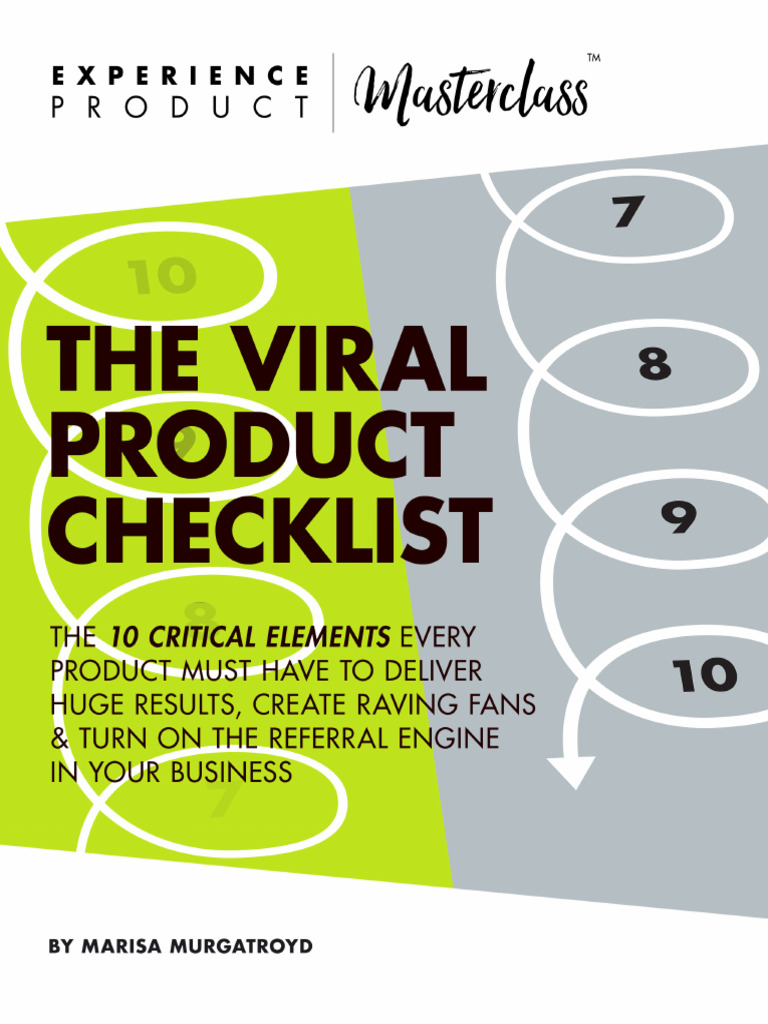 Viral Product Checklist | PDF