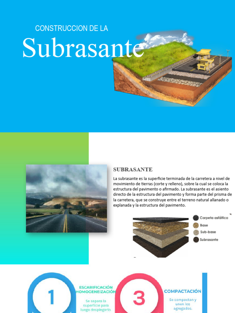 Construccion de La Subrasante | PDF