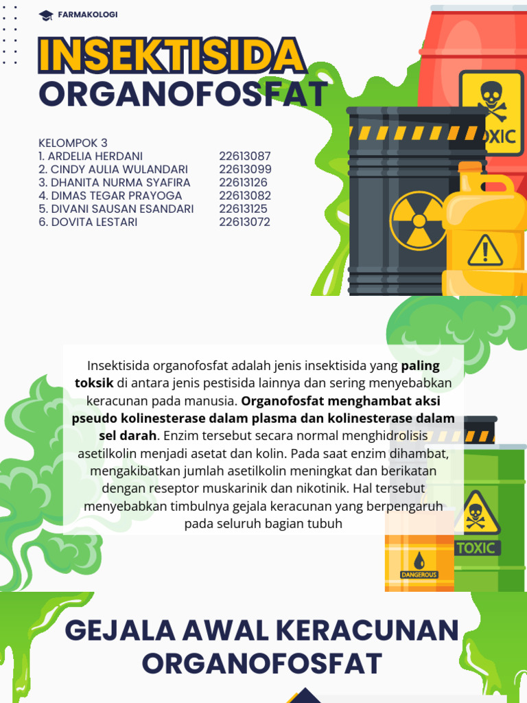 Insektisida Organofosfat: Toksisitas dan Penanganan | PDF