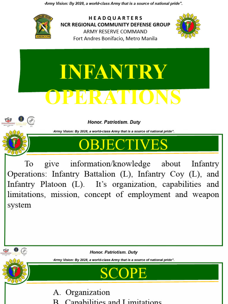Infantry Operations | PDF | Anti Tank Warfare | Battalion