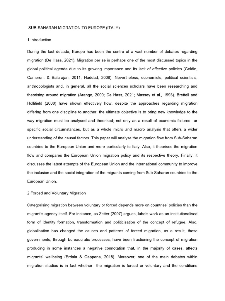 Migration | PDF | Human Migration | Immigration