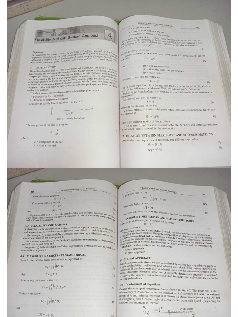 Flexibility matrix method | PDF
