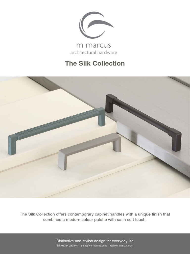 Contemporary Silk Touch Cabinet Handles | PDF