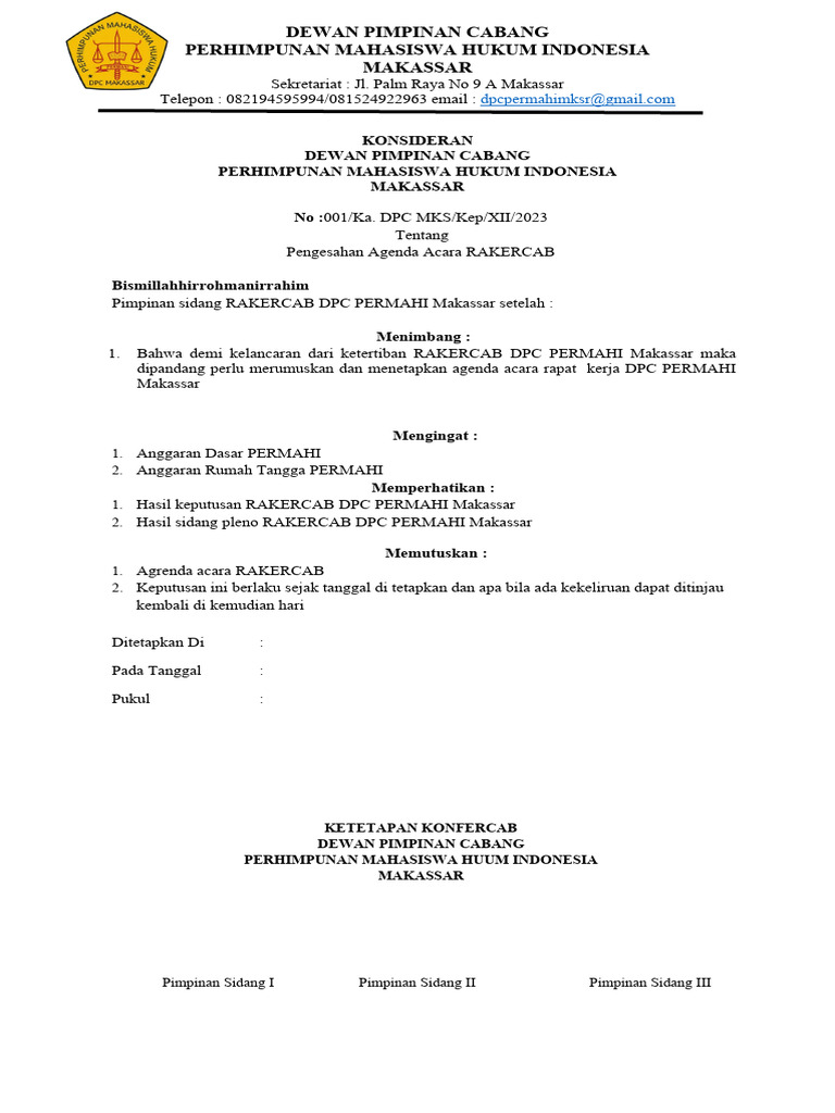 Narasumber DPC Peradi | PDF