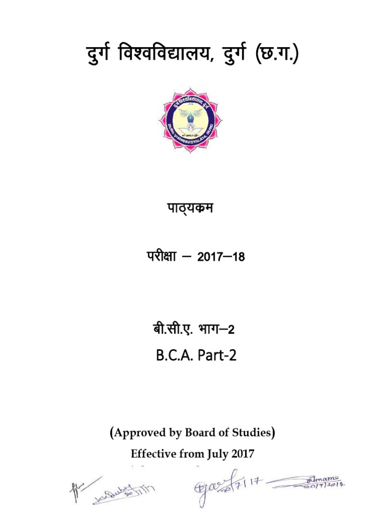 Hyv Bca Part 2 Syllabus | PDF | Programming | Constructor (Object ...