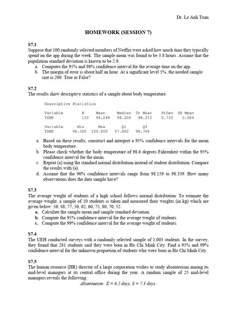 HW - Session 7 | PDF | Computers