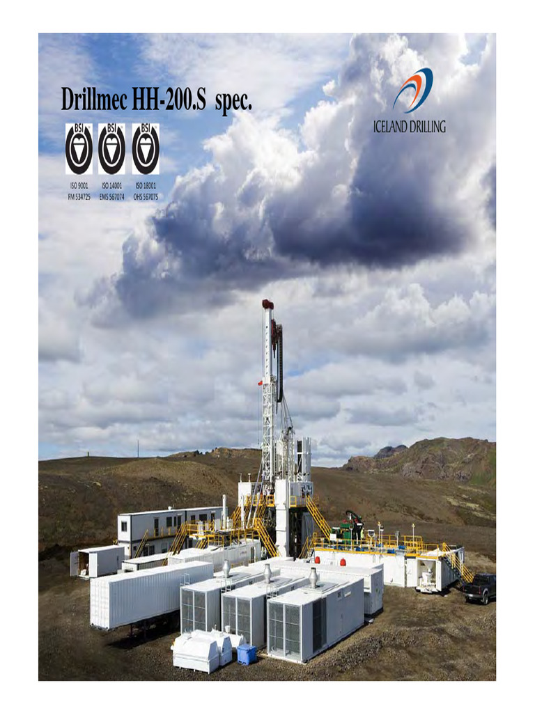 Geysir Drillmec HH 200 3.3MB1 | PDF | Pump | Drilling Rig