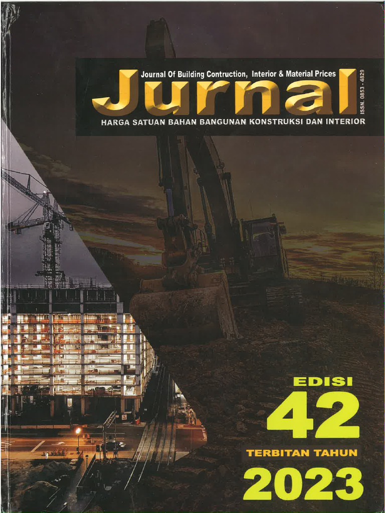 Buku Jurnal Harga Satuan Bahan Bangunan Edisi 42 - 2023-Dikompresi | PDF Buku Jurnal Harga Satuan Bahan Bangunan Edisi 42 - 2023-Dikompresi | PDF