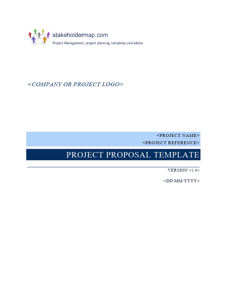 Project Proposal Template | PDF | Scrum (Software Development) | Agile Software Development
