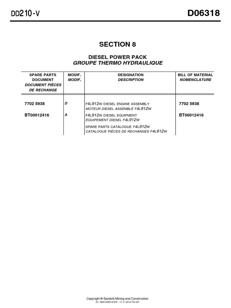 S08 Diesel Power Pack | PDF | Piston | Vehicle Technology