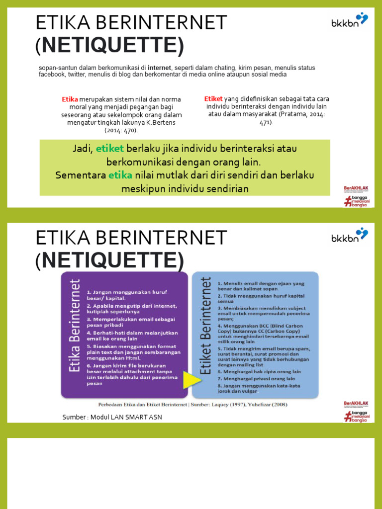 Etika Berinternet (Netiquette) | PDF | Komputer