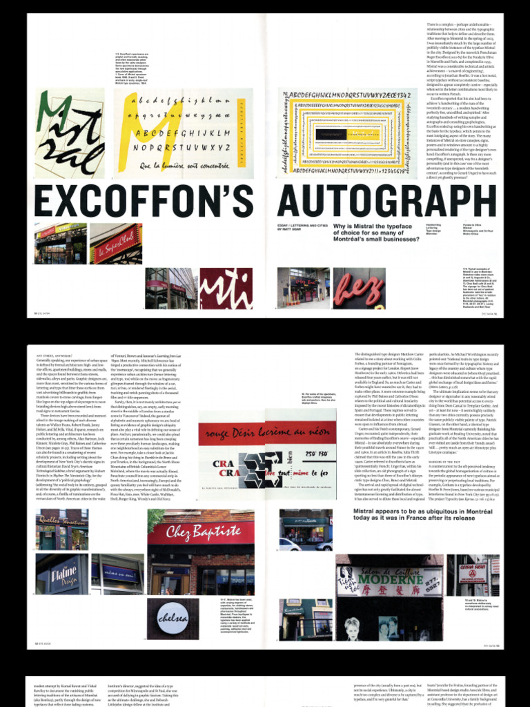 Excoffons Autograph | PDF