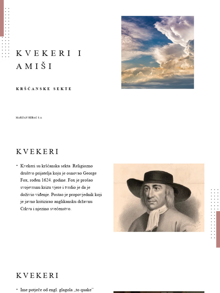 Kvekeri I Amiši | PDF