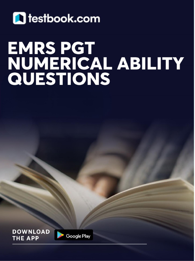 PGT Numerical Ability | PDF