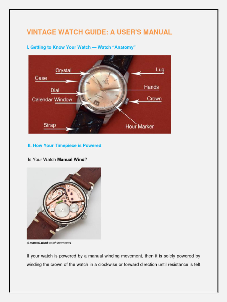 vintage_watch_guide | PDF | Watch | Physical Sciences