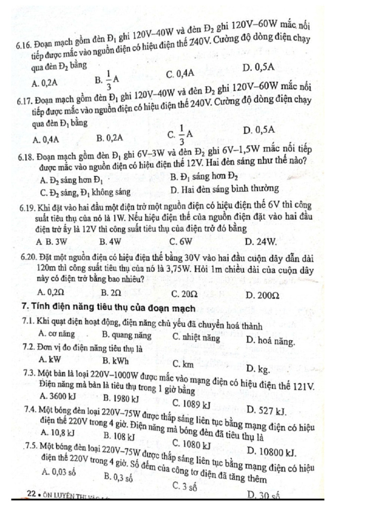 Ôn Gi A K 1 Lý 9 | PDF