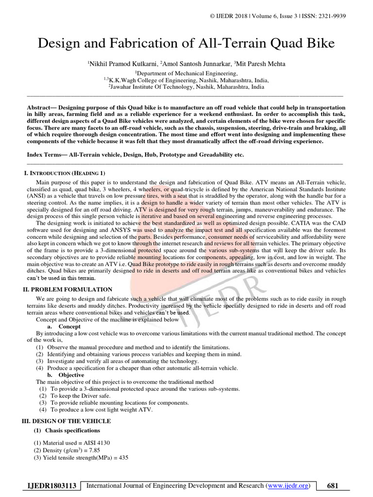 Catia Model and Analysis Report | PDF | Vehicles | Transport