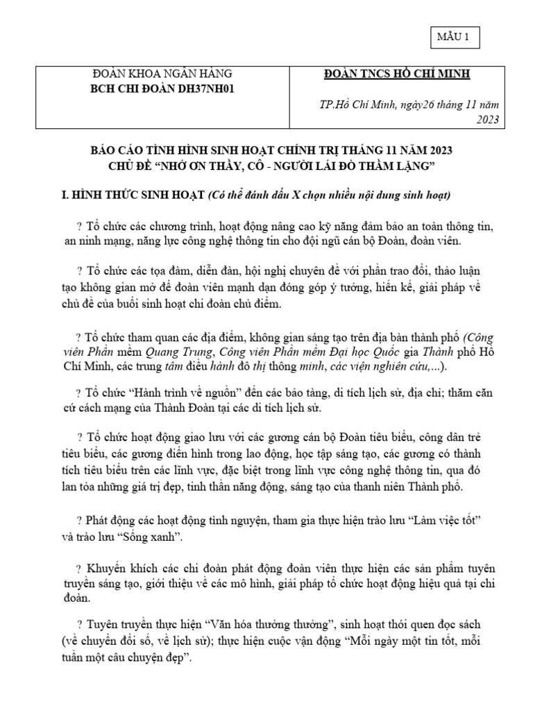 (Kèm HD) SHCT - Mẫu-01 | PDF