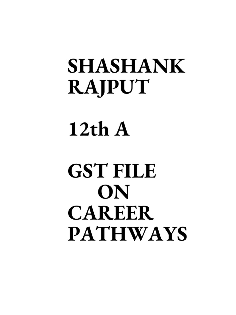 Shashank Rajput 12A | PDF