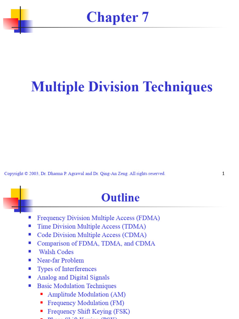 Chapt 07 | PDF | Modulation | Cellular Network