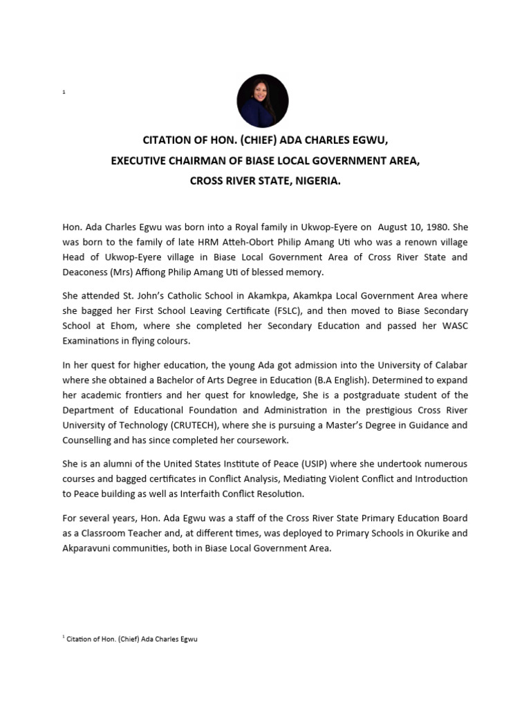 Ada Biase Citation 2023 | PDF | Academic Degree