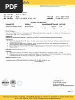 Positive Dengue Fever Test Report Format Example Sample Template Drlogy ...