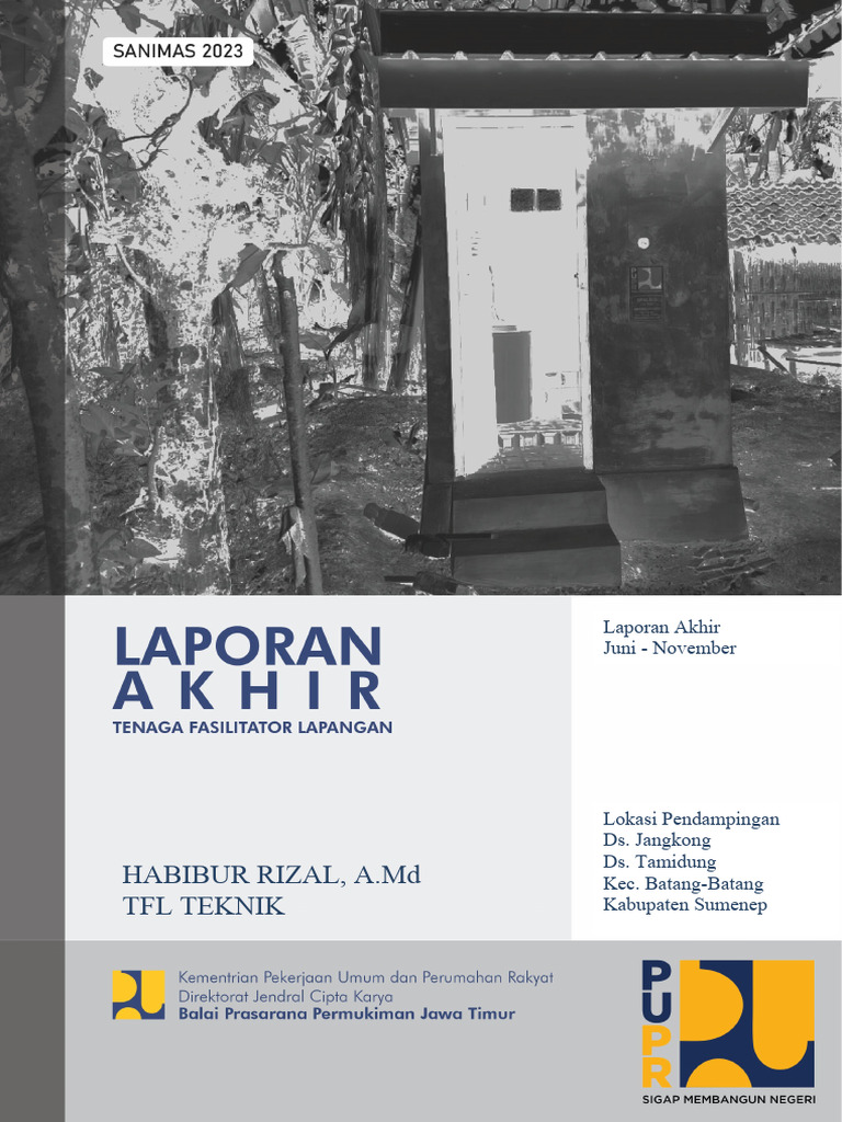 Laporan Kegiatan SANIMAS Sumenep 2023 | PDF