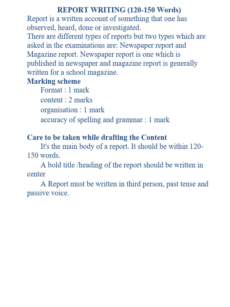 Report Writing | PDF | Science & Mathematics