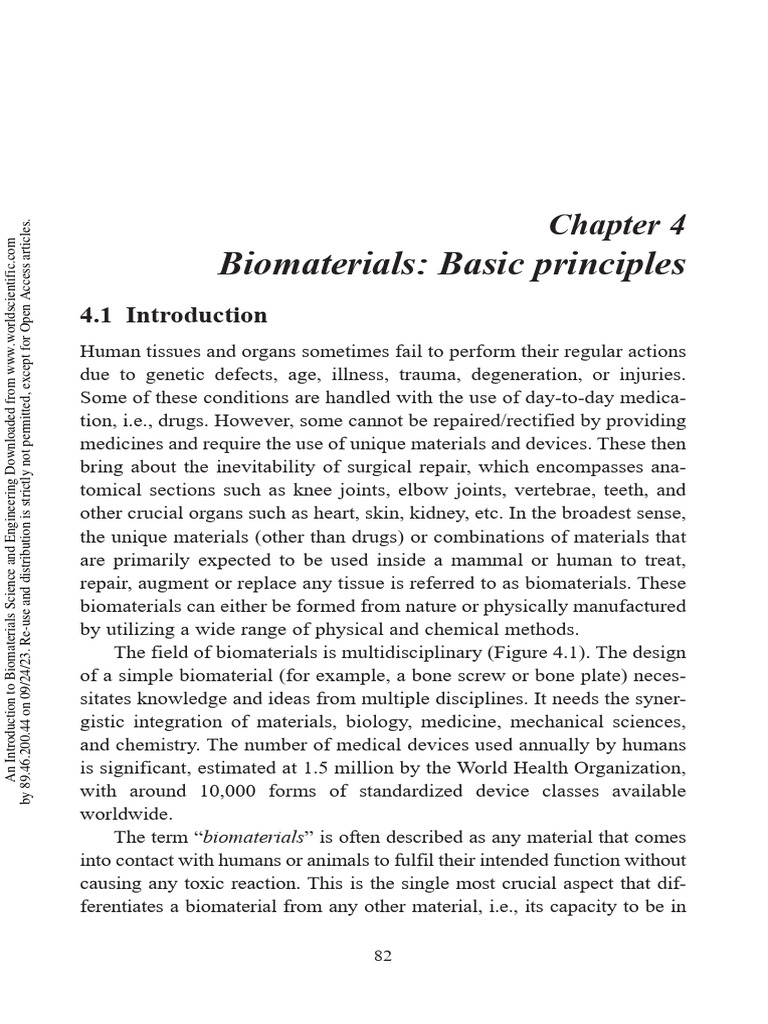 2021 Biomaterials Basic Principles Pdf Biomaterial Metals
