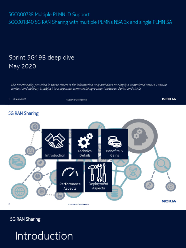 5GC000738 - 5GC001840 - Sprint - v0.1 - MORAN and MOCN | PDF | 4 G ...
