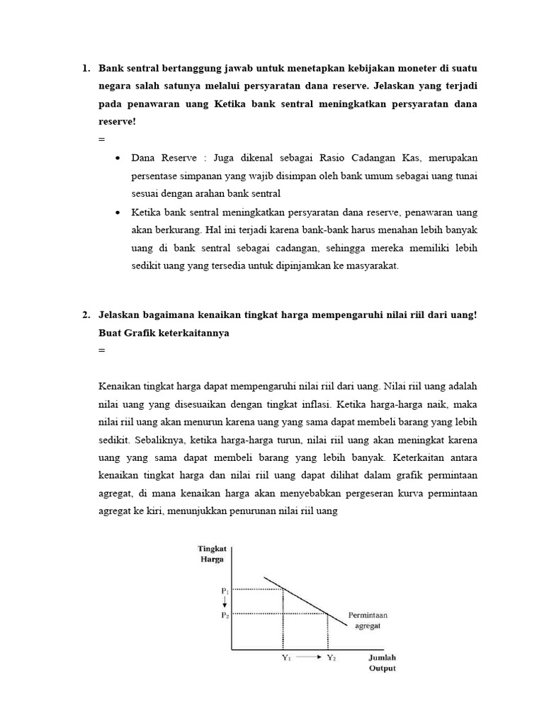 Soal UAS Pengantar Makro 2022 | PDF