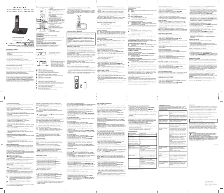 Alcatel Phone Versatis E100 Manual Usuario LATAM | PDF
