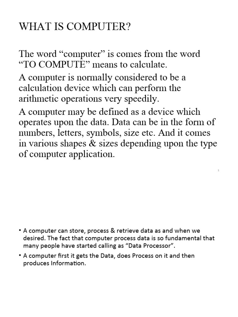 Basic Concepts of Computer | PDF | Computer Monitor | Printer (Computing)
