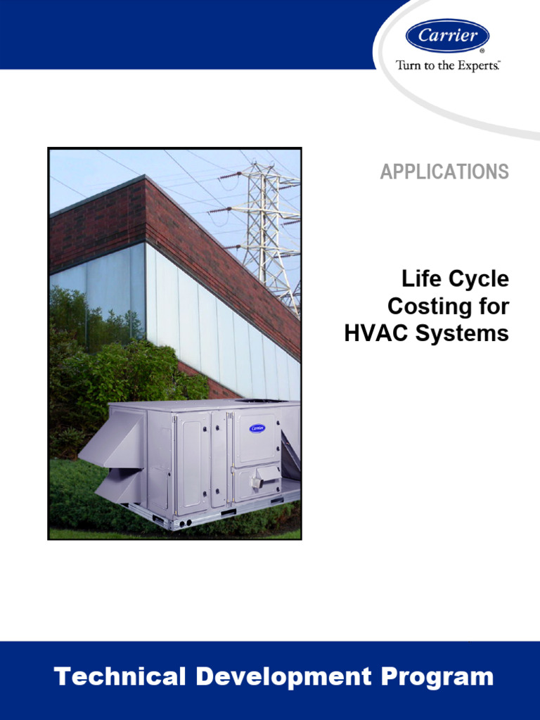 TDP-903 Life Cycle Costing For Hvac Systems | PDF | Life Cycle ...