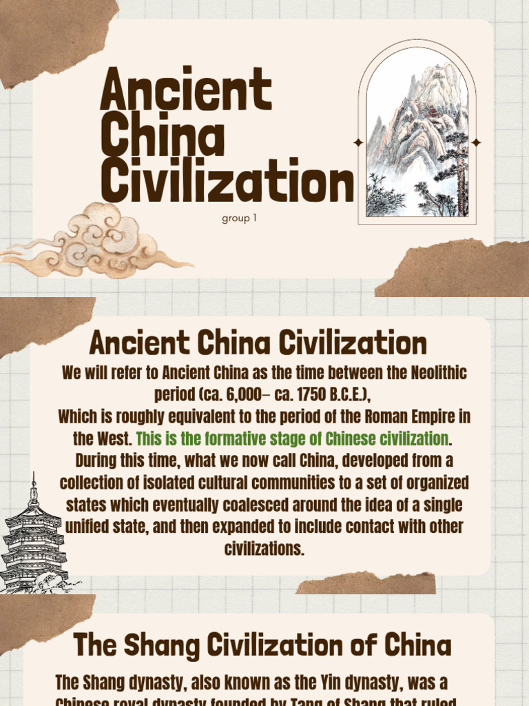 UCSP Ancient China YR - Group1 | PDF