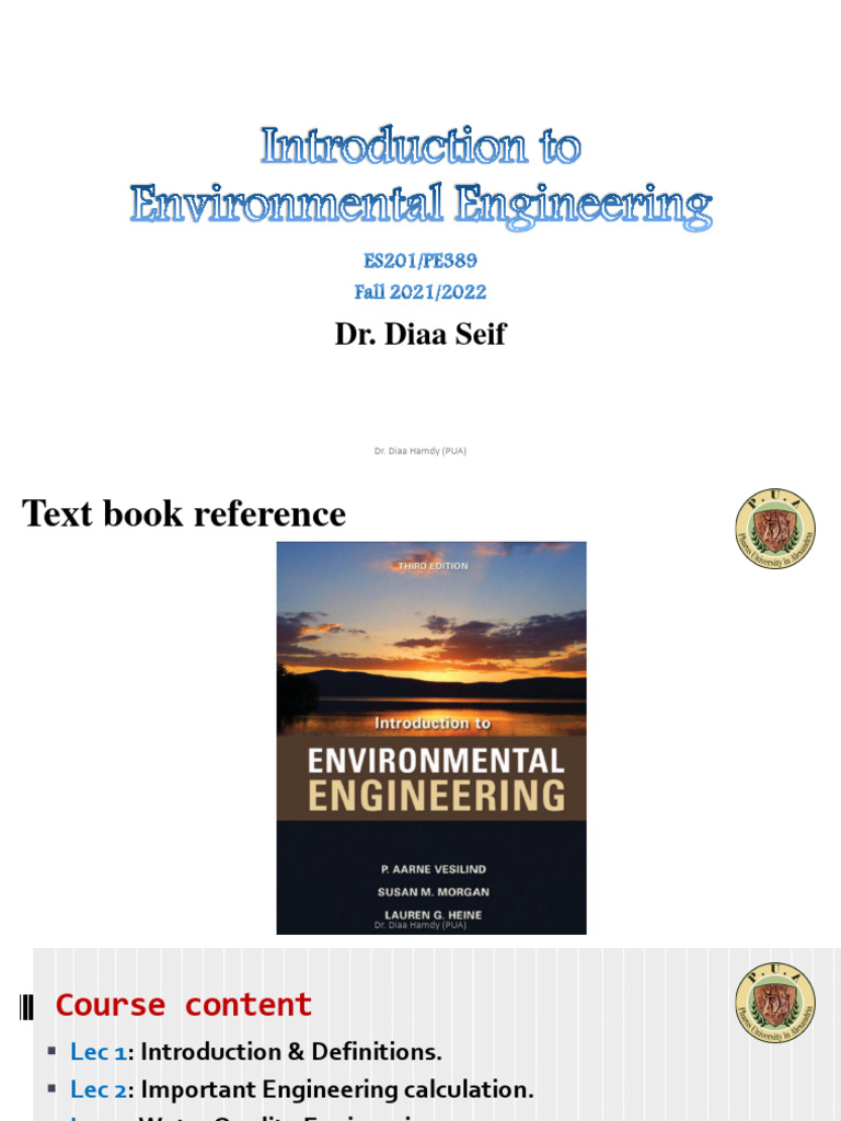 Lec 17-10-2021 | PDF | Environmental Engineering | Pollution