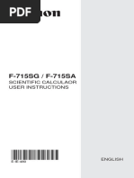 Exam Mode Casio FX Cg50 | PDF | Icon (Computing) | Office Equipment