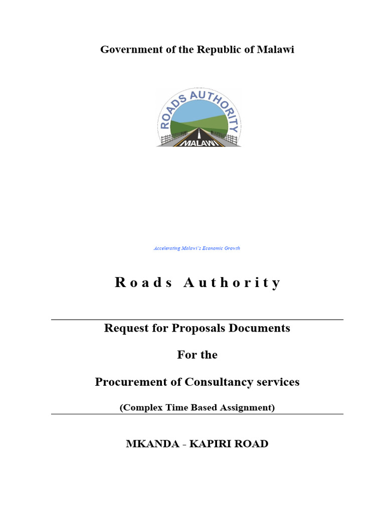 Mkanda | PDF | Request For Proposal | Procurement