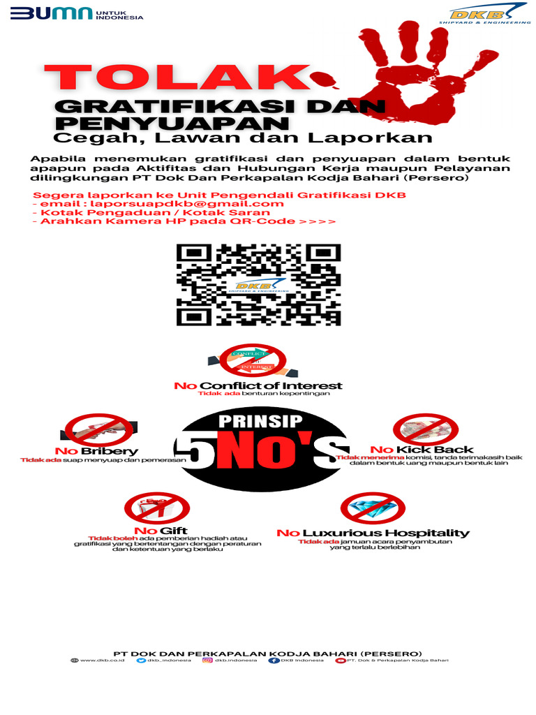 X-Banner Gerakan Anti Penyuapan | PDF