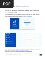 Penyampaian Rilis Aplikasi Treasury Billing System (TBS) V.2 | PDF