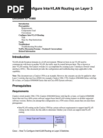Layer 3 Switching and Inter-VLAN Routing | PDF | I Pv6 | Network Switch