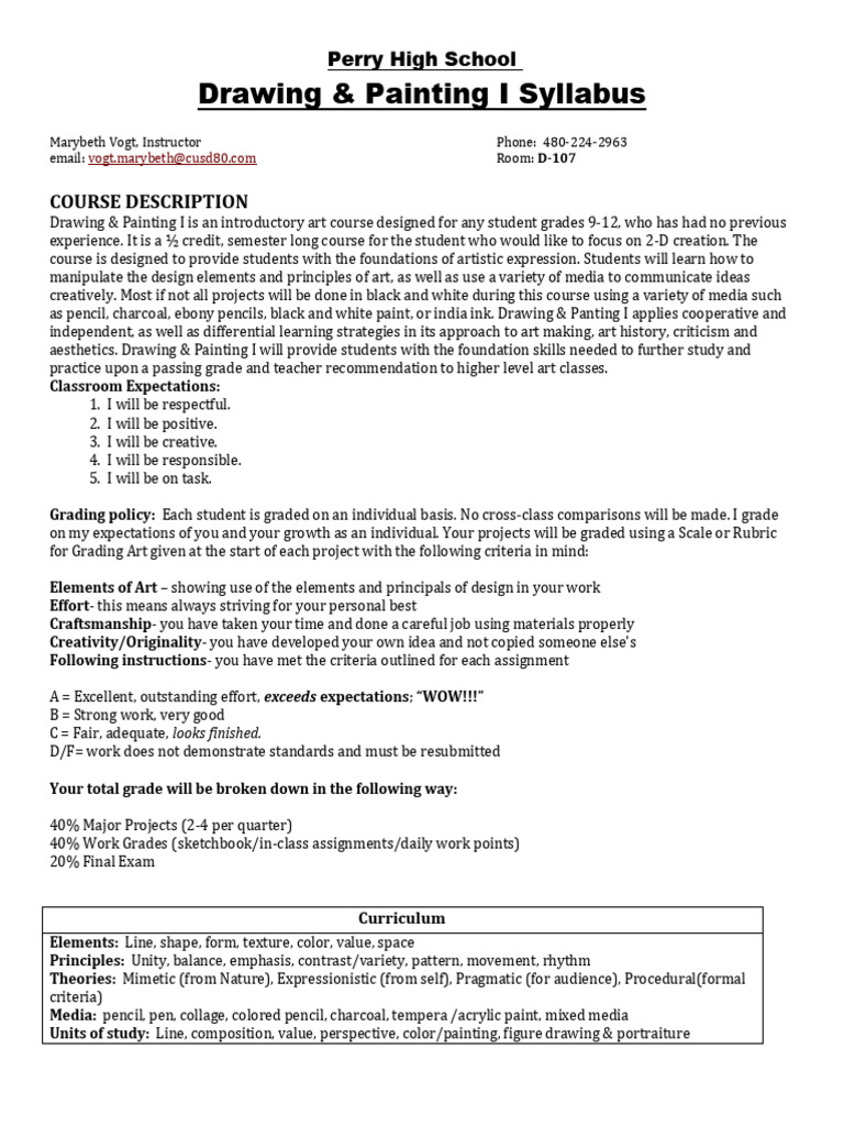 Intro to Drawing & Painting | PDF | Drawing | Paintings