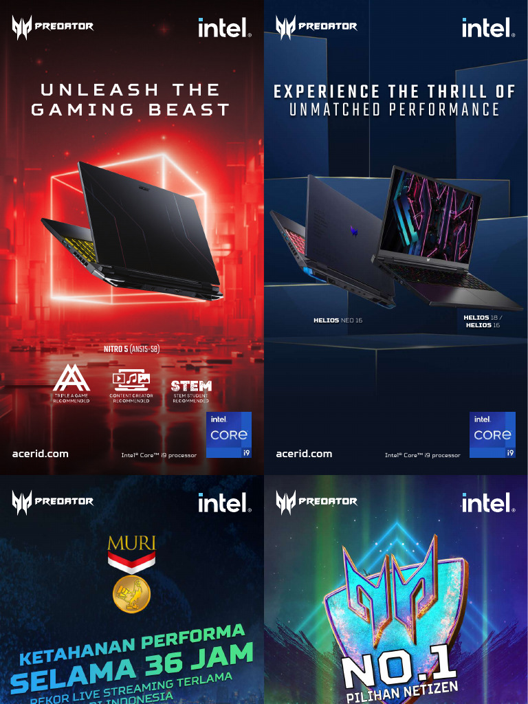 E-Family Brochure Gaming Q3 2023 | PDF | Intel | Computer Hardware